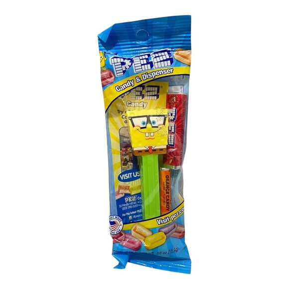 Marvel Eternals | Toys | Pez Sponge Bob Candy Dispenser With Candy 58 ...
